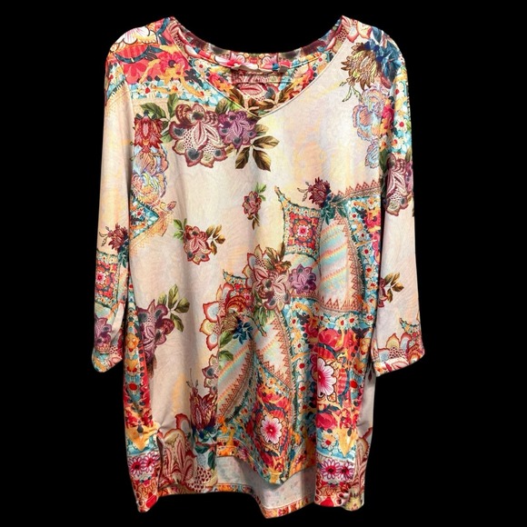 Soft Surroundings | Tops | Soft Surroundings Size L Super Soft Floral ...
